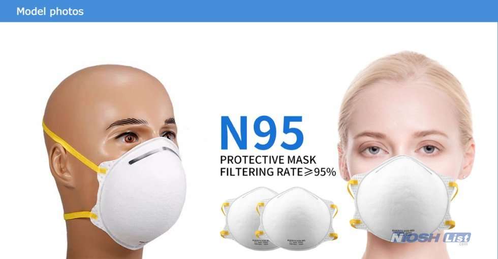 NIOSH Approved Makrite 9500-N95 Surgical N95 Mask - NIOSH List