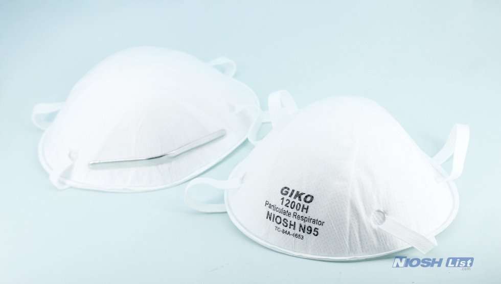 NIOSH Approved GIKO 1200H N95 Mask - NIOSH List