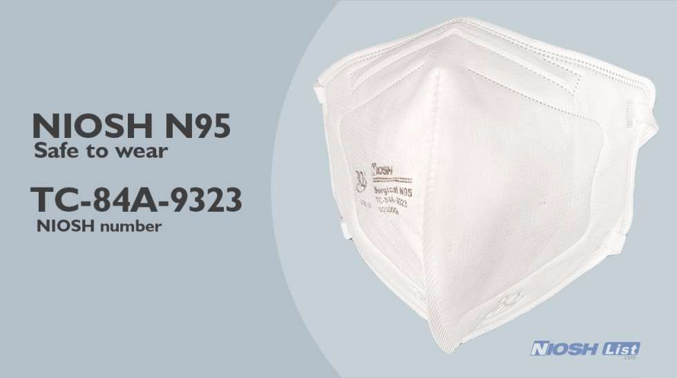 NIOSH Approved Sanqi SQ100Gs Surgical N95 Mask - NIOSH List